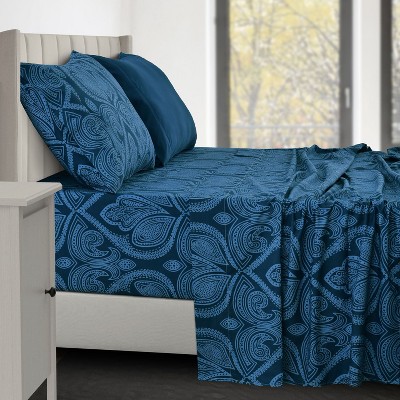 Lux Decor Collection 3-piece Sheet Set - Microfiber Shrinkage And Fade ...