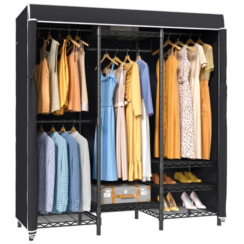 Vipek V5c Medium Covered Clothes Rack Heavy Duty Portable Closet ...
