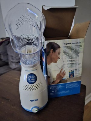Vicks Personal Steam Inhaler With Variable Steam Control & Soft Mask ...
