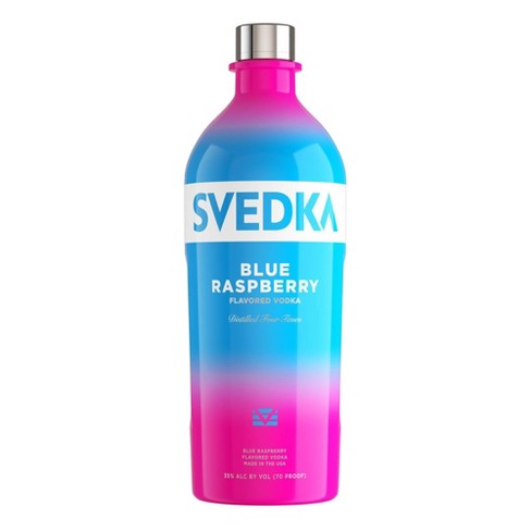 Svedka Blue Raspberry Flavored Vodka - 1.75l Bottle : Target