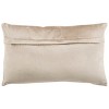 Edmee Metallic Pillow - Beige/gold - 12" X 20" - Safavieh : Target
