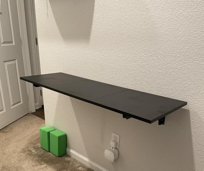 Mount-it! Heavy Duty Drop Down Table, Wall Mounted Drop Leaf Tables ...