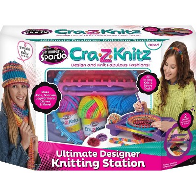 Friendly Loom Discover Knitting Scarf Kit Pink : Target