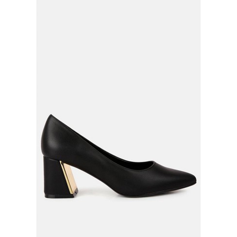 Casey Metallic Detail Block Heel Pumps : Target