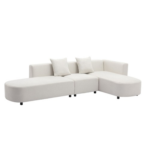 Nicbex Upholstered Modular Sectional Sofa Couch Modern Chenille Fabric ...