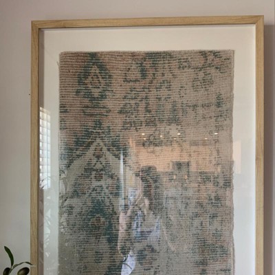 (set Of 2) 24" X 30" Textured Fabric Framed Wall Art - Threshold™ : Target