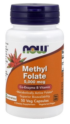 Methyl Folate 5,000 Mcg By Now Foods - 50 Vegcap : Target