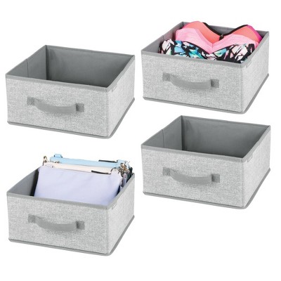 Mdesign Soft Fabric Child/kid Storage Organizer Box - 2 Pack : Target
