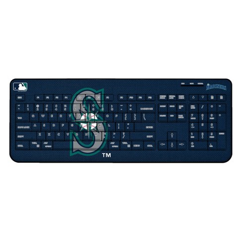 Keyscaper Seattle Mariners Solid Wireless Usb Keyboard : Target