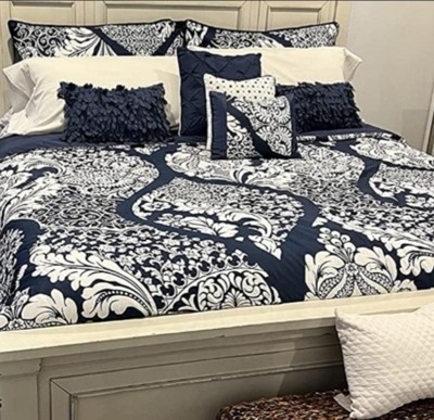Madison Park 7pc California King Adela Cotton Printed Comforter Bedding ...