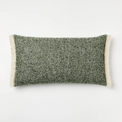 Woven Block Print Square Throw Pillow - Threshold™ Designed With Studio ...