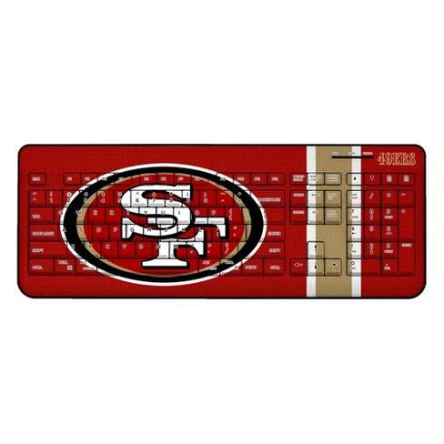 Keyscaper San Francisco 49ers Stripe Wireless Usb Keyboard : Target