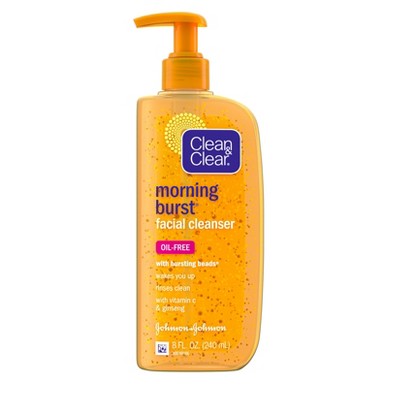 Clean & Clear Morning Burst Oil-free Facial Cleanser With Brightening ...