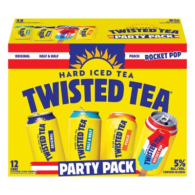 Twisted Tea Hard Iced Tea Party Pack - 12pk/12 Fl Oz Cans : Target