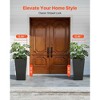 VEVOR Tall Planters Set of 2, 26 In Large Outdoor Taper Planters for ...