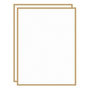 Kate and Laurel Sylvie Bright Gold Blank Framed Canvas DIY Wall Art Set ...