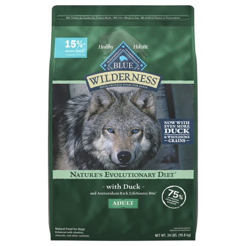 Blue Buffalo Wilderness Adult Dry Dog Food With Duck Flavor - 24lbs ...