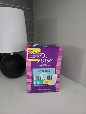 Poise Ultra Thin Incontinence Bladder Control Pads - Light Absorbency ...