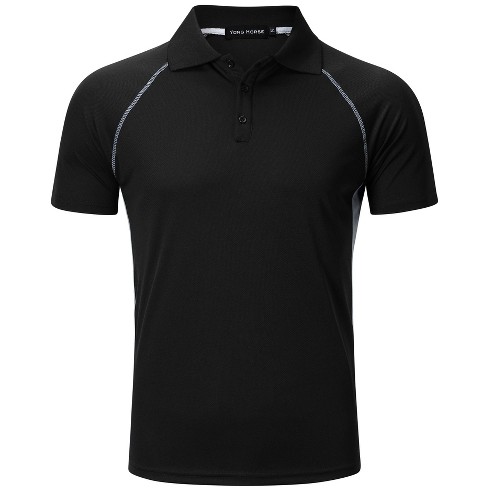 Men's Golf Polo Shirts Short Sleeve Collared T Shirt Slim Fit Basic Dri ...
