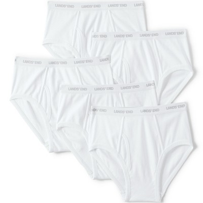 Lands' End Men's Knit Briefs 3 Pack - Large - White : Target