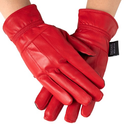 Alpine Swiss Womens Touch Screen Gloves Leather Phone Texting Glove ...
