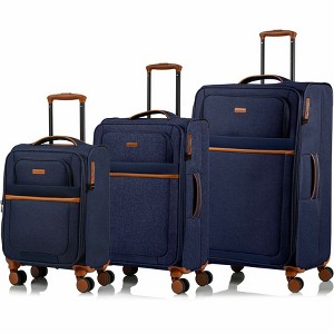 CHAMPS Classic II Collection 3-piece Softside Luggage set Navy ...