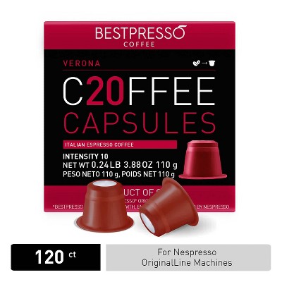 Bestpresso Verona Blend (high Intensity) Espresso Pods For Nespresso ...