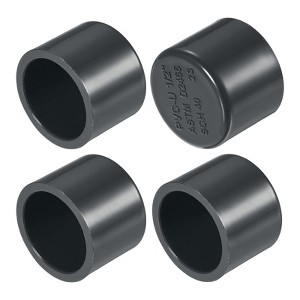 Unique Bargains 4-Pack Plumbing DIY Greenhouse Shed Pipe End Cap ...