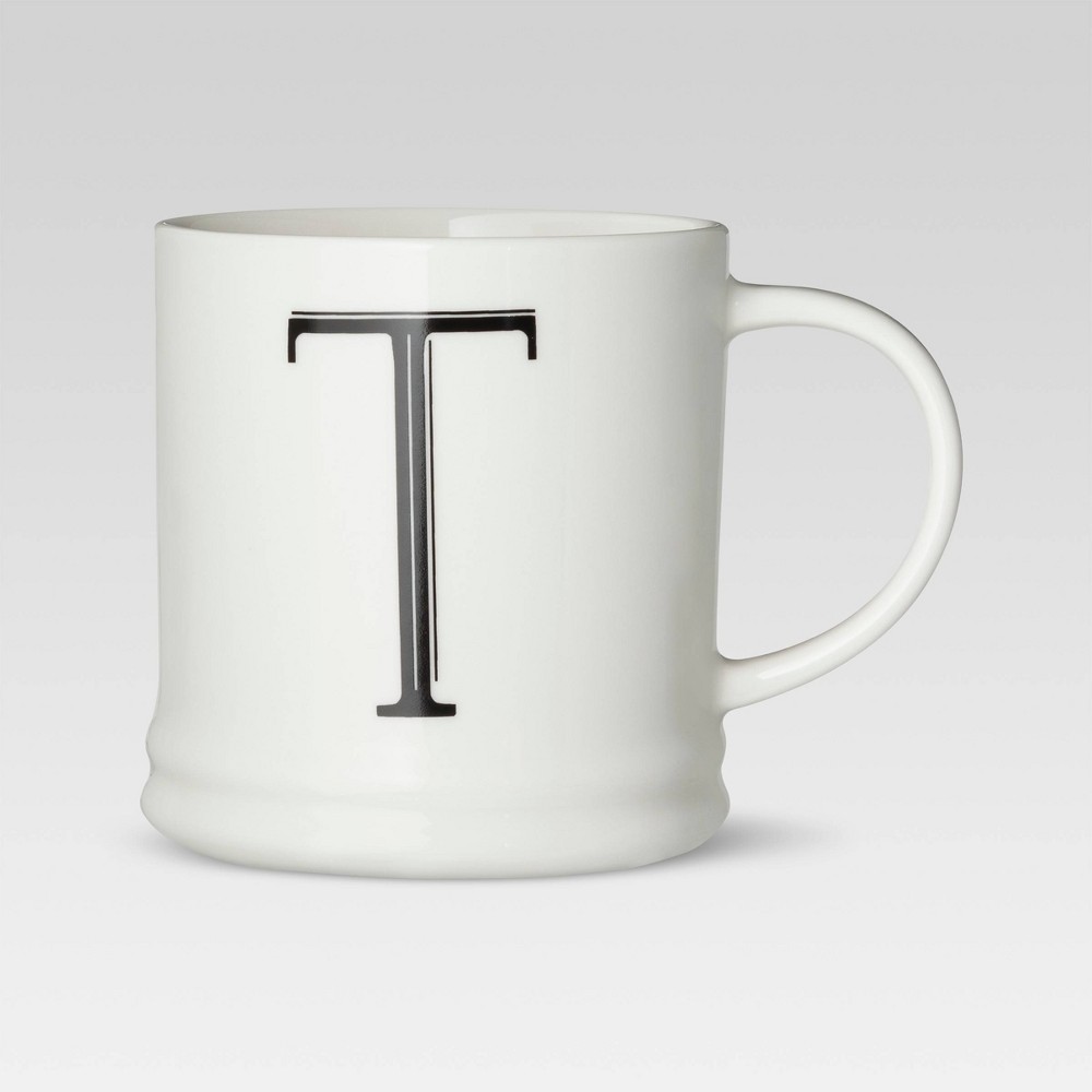 UPC 657284875017 - Monogrammed Porcelain Mug 15oz White with Black ...