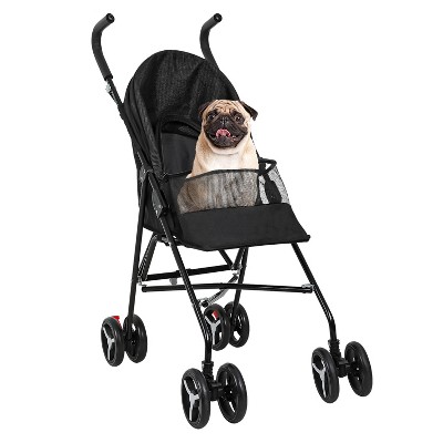 Fdw Pet Stroller Dog Cat Stroller Jogger Stroller With Handlebars ...