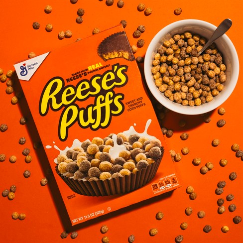 Reese's Peanut Butter Puffs Giant Size Cereal - 29oz : Target