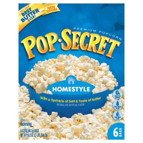 Pop Secret Homestyle Popcorn - 6ct : Target