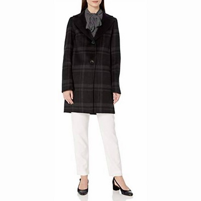 Women's Jayden Plaid Check Coat - T Tahari M : Target