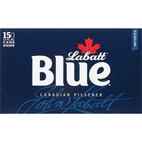 Labatt Blue Canadian Pilsener Beer - 15pk/12 Fl Oz Cans : Target