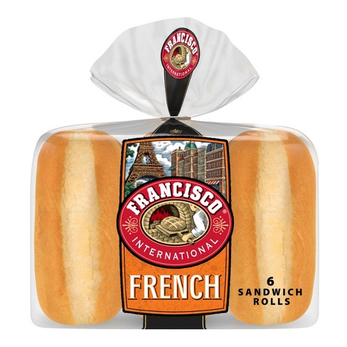 Francisco Sweet French Sandwich Rolls - 1lbs/6ct : Target