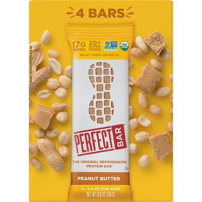 Perfect Bar Peanut Butter Protein Bar - 10oz/4ct : Target