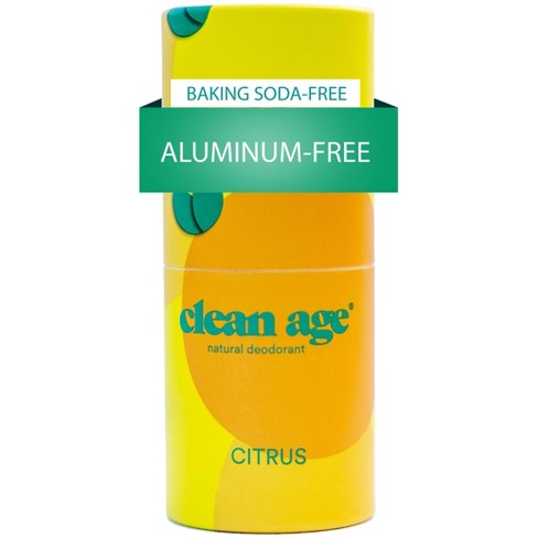 Clean Age Aluminum-free Natural Deodorant - Citrus - 2oz : Target