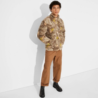 Men's High Pile Fleece Jacket - Original Use™ Beige S : Target