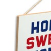 MLB Texas Rangers Home Sweet Home Hanging Wood Wall Decor : Target