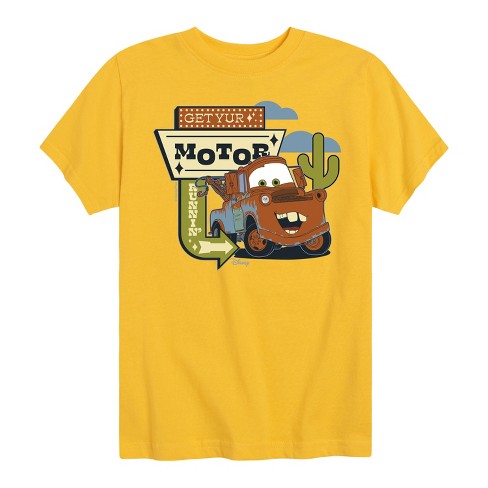 Boys' Cars Tow Mater Get Yur Motor Runnin' Short Sleeve Graphic T-shirt ...