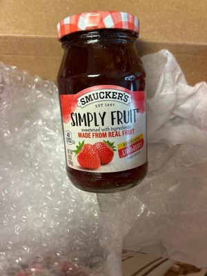 Smucker's Simply Fruit Seedless Strawberry Fruit Spread - 10oz : Target