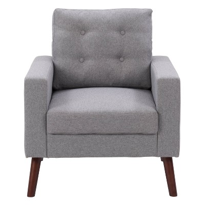 Greyson Wood Armchair Beige - Corliving : Target