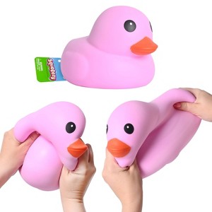 Squeeezy Sunny Days Jumbo Squeezy Ducks - Pastel Pink : Target