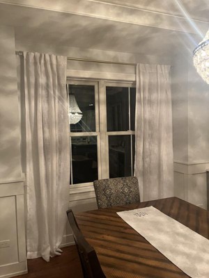 Clear Ribbed Curtain Rod Brass - Threshold™ : Target