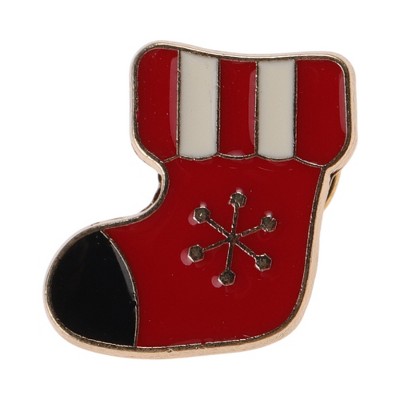 Unique Bargains Christmas Brooches Series Alloy Dripping Wax Black ...