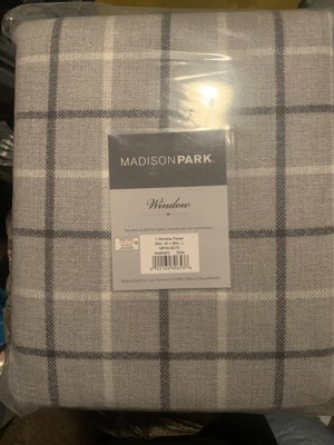 Preston Plaid Rod Pocket And Back Tab Room Darkening Curtain Panel With ...