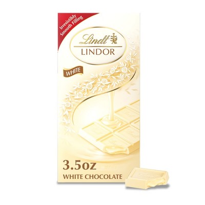 Lindt Lindor White Chocolate Candy Truffle Bar - 3.5oz : Target