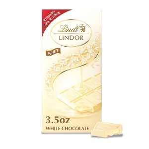 Lindt Lindor White Chocolate Candy Truffle Bar - 3.5oz : Target