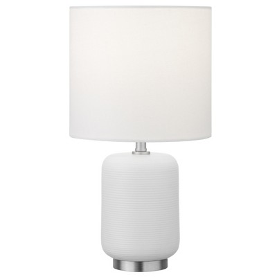 Hampton & Thyme 25" Tall Ceramic Table Lamp With Fabric Shade ...