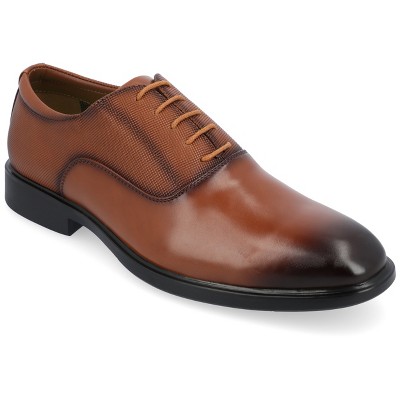 Vance Co. Vincent Plain Toe Oxford Chestnut 8 : Target